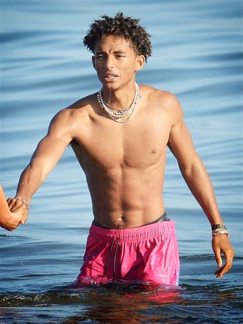 We Love Hot Guys Jaden Smith Shirtless On The Beach