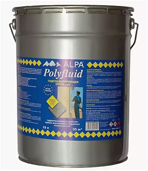 Купить Alpa polyfluid / Альпа полифлюид - гидроизолирующее средство ...