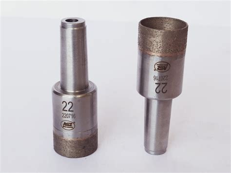 Glass Drill Bits Sintered Diamond Taper Shank Grinding Core Drill