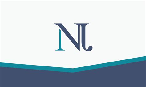Alphabet Letters Initials Monogram Logo Nj Jn N And J 9885728 Vector