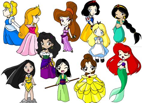 Disney Chibi Desktop By Club Chibi On Deviantart