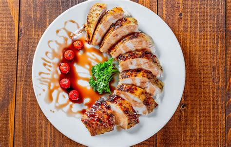 Fresh Raw Chicken Breast With Spices And Vegetables Top View Creative Commons Bilder