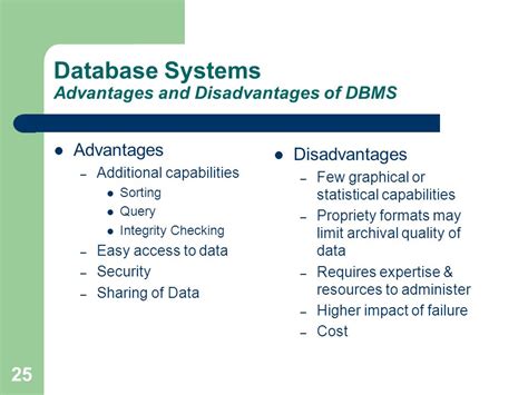 What Are The Advantages And Disadvantages Of Database Pdf Ijert A