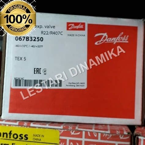 Jual Expansi Thermostat Danfoss Tex5 Plus Valve Body Dan Orifice