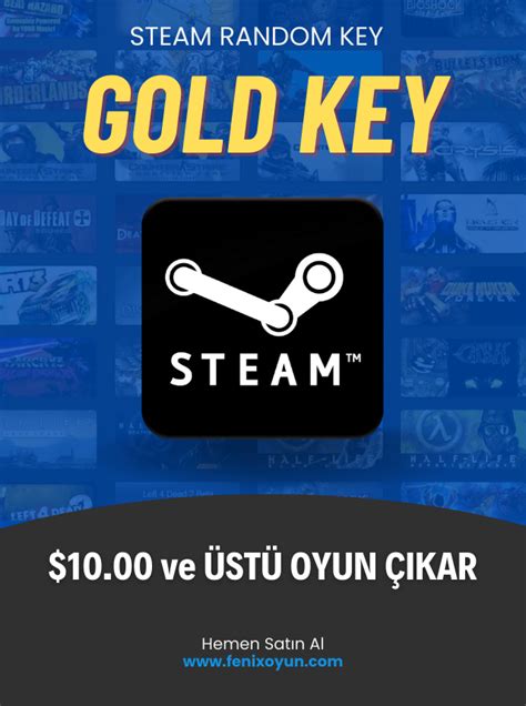 Steam Random Key Yüksek Kaliteli Random Keyler