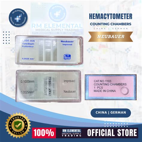 Improved Nuebauer Hemacytometer Counting Chambers Germany Or China