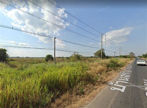 ขายที่บ่อพนมสารคาม 9 5 ไร่ ติดถนนเส้นบ้านสร้าง พนมสารคาม 3076 จ
