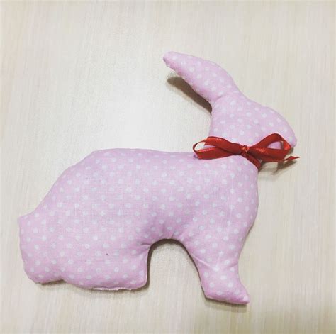 Мой пасхальный зайчик из хлопка🐇