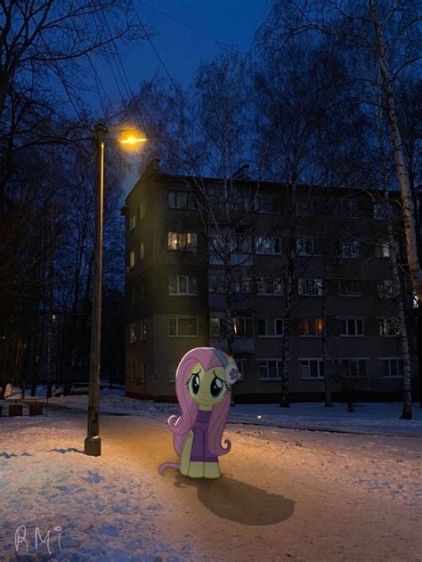 Создать мем пинки пай пони пинки пейзаж зимний Картинки Meme