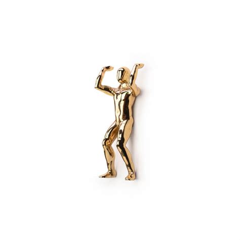 Casted Brass Man Figure Think Interior