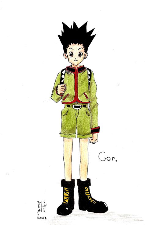 Gon De Hunterxhunter Do Mestre Yoshihiro Togashi Fanart Chiharu Hideki