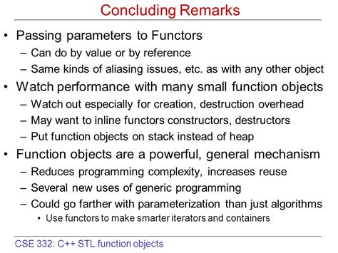Overview Of Stl Function Objects Ppt Video Online Download