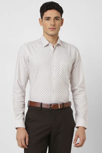 Buy Men White Regular Fit Full Sleeves Formal Shirt Online 39945016