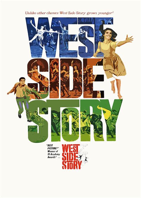 West Side Story Poster Painting By Jessica Hannah Fine Art America