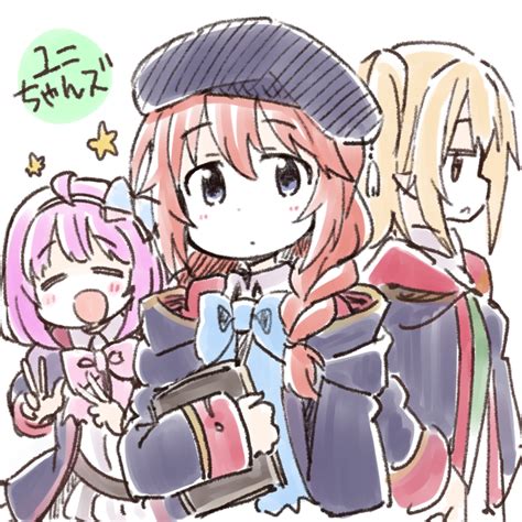 Yuni Chloe And Chieru Princess Connect Drawn By Nekotoufu Danbooru