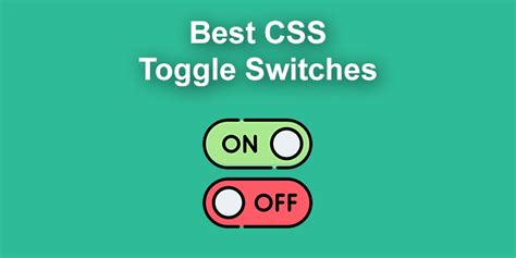 20 best toggle switches [pure css examples]