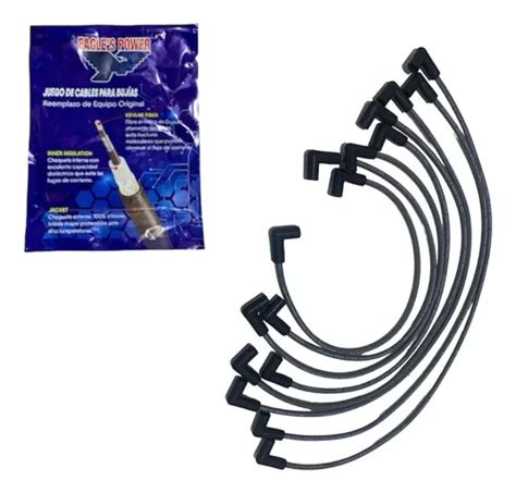 Cable De Bujia Chevrolet Tbi Tapa Rayada Curvo Curvo Mercadolibre