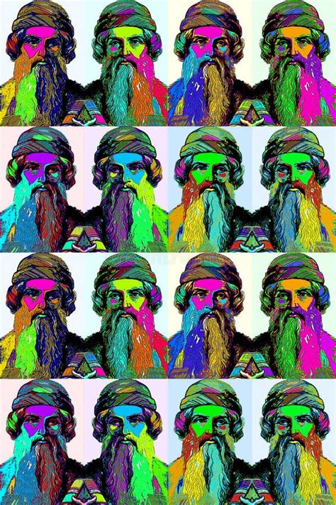 Pop Art Of Johannes Gutenberg Was A German Inventor Editorial