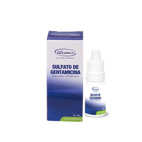 Gotas Oftalmicas Gentamicina Alcames X 1 Frasco Con 5ml Compre En