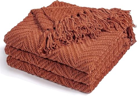 Recyco Chenille Knit Throw Blanket For Couch 152x127cm Super Soft