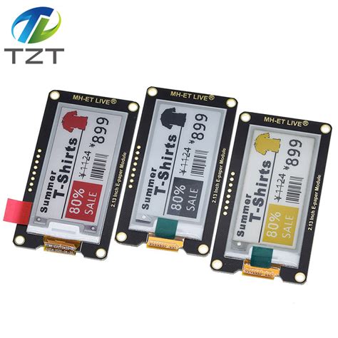 Diy 2 13 2 13 Inch Mô đun E Paper E Ink Eink Màn Hình Hiển Thị Spi Hỗ Trợ Cho Arduino Uno Stm32