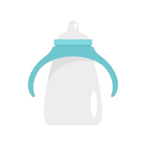 Premium Vector Milk Sippy Cup Icon Flat Illustration Of Milk Sippy