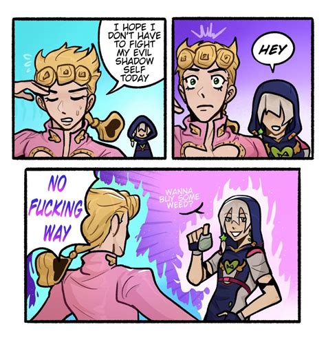 Giorno And Jodio в 2024 г Веселые мемы Мемы Комиксы