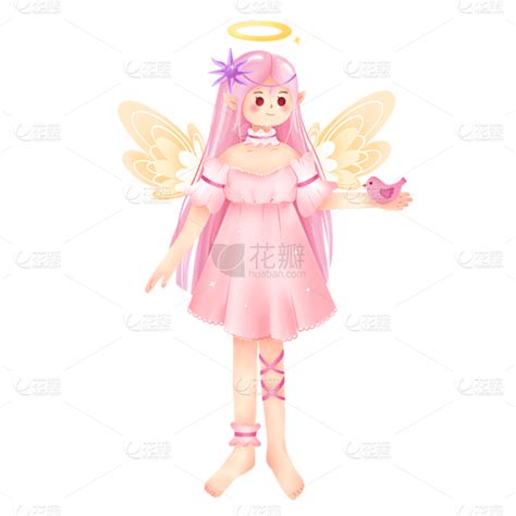 手绘 纯洁天使贴纸