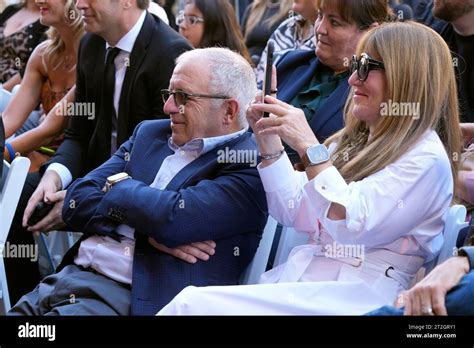 Irving Azoff Left And Shelli Azoff Attend A Ceremony Honoring Gwen Stefani With A Star On The