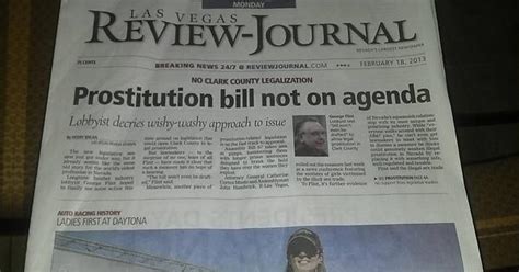 Because Not Having Prosistution Legalized In Clark County Is An Issue