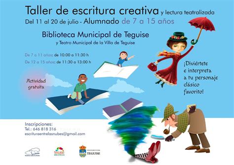 Nuevo Taller De Escritura Creativa Y Lectura Teatralizada Para Los Más
