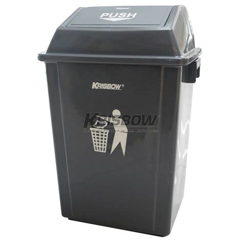 Jual Tempat Sampah Outdoor Plastik Krisbow L Push Cover Harga Termurah Dan Barang Dijamin Asli