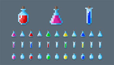 Magic Potions Pixel Art GameDev Market