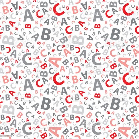 레드 Abc 편지 배경 원활한 배경 주제에 대한 스톡 벡터 아트 및 기타 이미지 배경 주제 알파벳 가능성 Istock