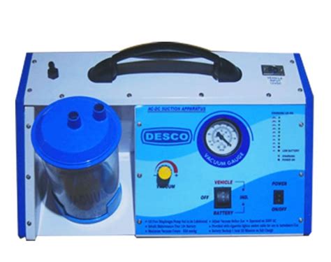 Ot Equipment Suction Machine Desco Smas 111 Ambulance Suction Units