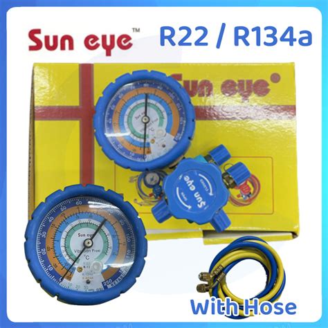 Gas Meter R22 Sun Eye Single Manifold Gauge Set R22 R134 Gas Meter Low