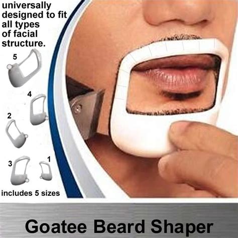 No 7 Goat Beard Modeling Template Beard Modeling Template Shopee Philippines