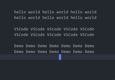 Demo · Issue 1 · Vscode Neovimvscode Multi Cursornvim · Github