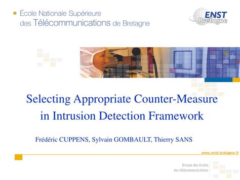 Ppt Selecting Appropriate Counter Measure In Intrusion Detection Framework Powerpoint