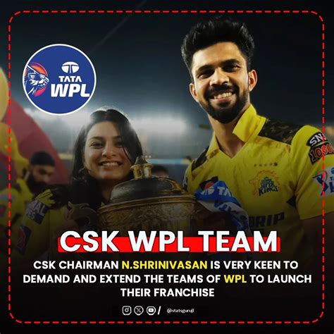 Csk Wpl Team 👀 Csk Wpl Ipl2025 Statsguruji