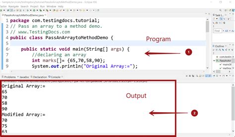 How To Pass An Array To A Method In Java Testingdocs