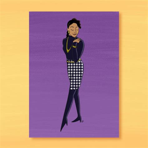 Whitley Gilbert Art Print A Different World Illustration Etsy