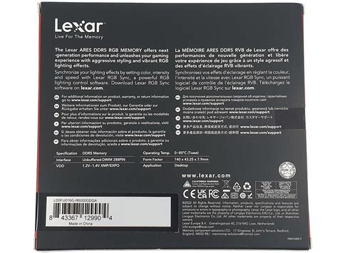 Lexar Ares Rgb 32gb Ddr5 6000 Kit Review Lexar Ares Rgb 32gb Ddr5 6000 Kit Review