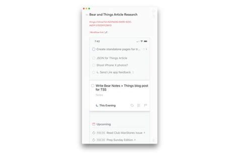 Using Bear As A Things Note Attachment Repository The Sweet Setup