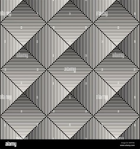 Vector Seamless Lattice Pattern Modern Stylish Texture With Monochrome
