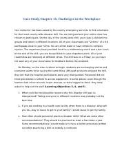 CS Chapter15 1 Docx Case Study Chapter 15 Challenges In The