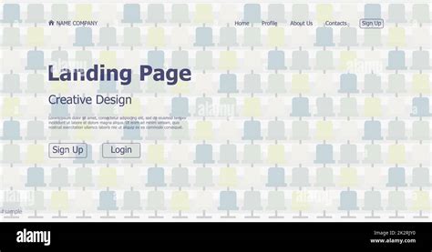 Landing Page One Page Sports Football Website Web Page Design Vector