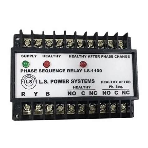 Phase Sequence Relay Circuit Diagram What Is A Phase Sequenc