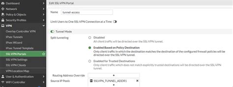 Technical Tip Access To Specific Fqdn Using Split Fortinet Community