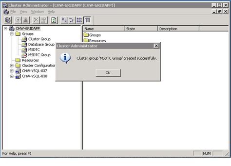 Chw Dba Technet Msdtc For Sql 2005 Clustering